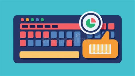 Keyboard With Timer Icon Productivity Design For Time Management Themes Vector Design