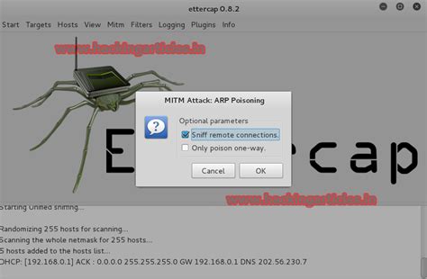 Session Hijacking Using Ettercap Hamster And Ferret A Beginner Guide
