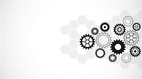 톱니바퀴와 기어 휠 메커니즘 하이테크 디지털 기술 및 엔지니어링 설계를 위한 개념과 아이디어 기계 공학의 추상적 기술적 배경