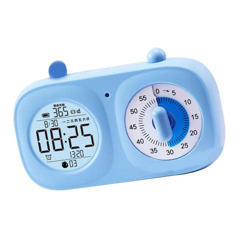 Dual Screen Visual Timer Multi Function Timing Countdown Clock