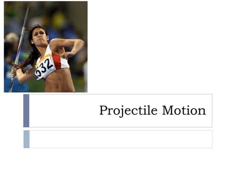 5 projectile motion ppt