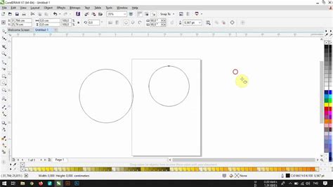 Tutorial Membuat Lingkaran Yang Sempurna Di Coreldraw Youtube