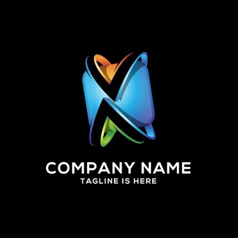 Premium Vector Abstract Colorful Letter X Logo