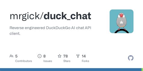 Github Mrgickduckchat Reverse Engineered Duckduckgo Ai Chat Api Client