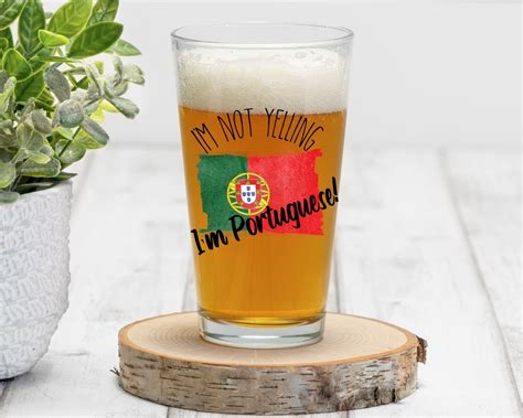 Portuguese Pint Glass Setportugal Flagportuguese Tsportuguese Guy