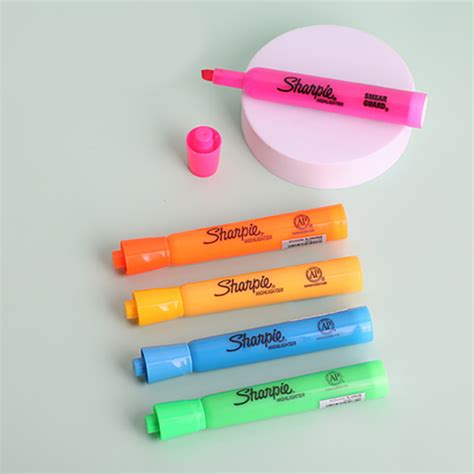 샤피 샤피 형광펜 탱크 비침없는 연한 형광 파스텔 위시버킷