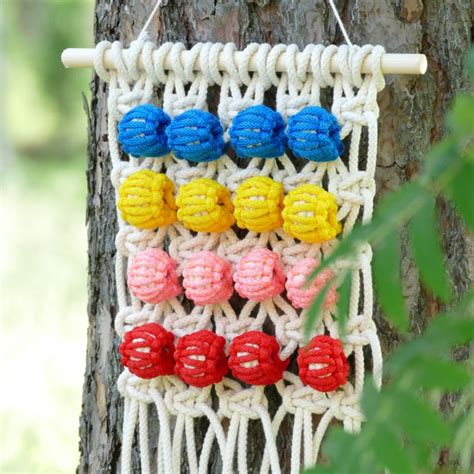 diy berry knot wall hanging 🔴 crafts macrame patterns macrame design