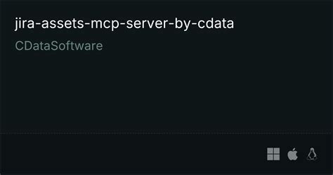 Jira Assets Mcp Server By Cdata Glama