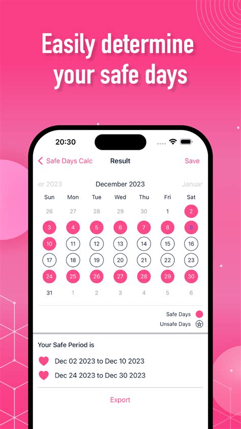 Safe Days Calculator Control Para Iphone Descargar