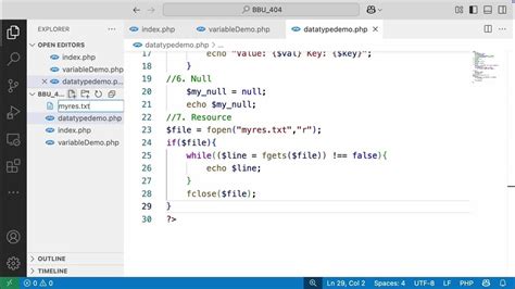web application development php data type part ii youtube