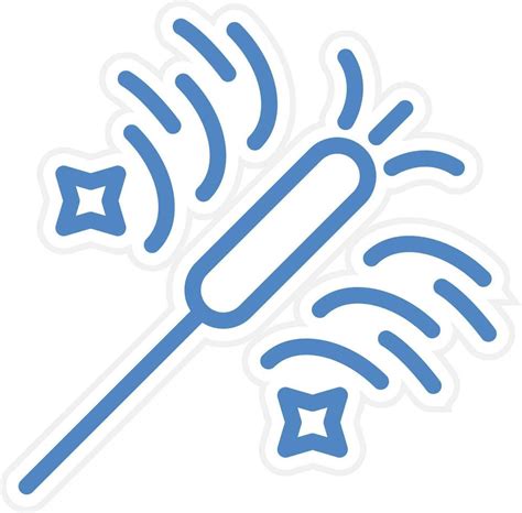 Sparkler Vector Icon Style 23312617 Vector Art At Vecteezy