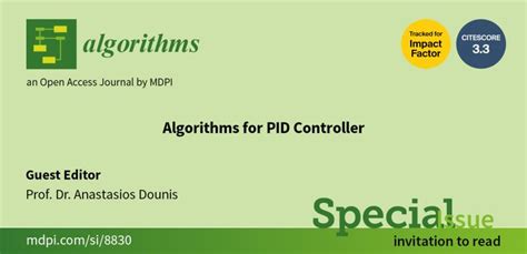 Algorithms Mdpi On Linkedin Specialissue Algorithms Pid Controller