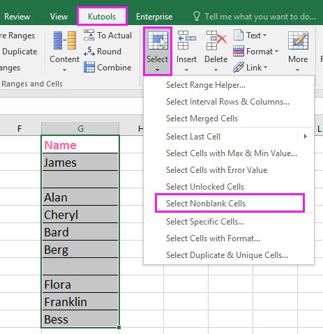 How To Copy And Paste Only Non Blank Cells In Excel
