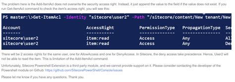 powershell script access issue in sitecore sxa · issue 1304 · sitecorepowershell console · github