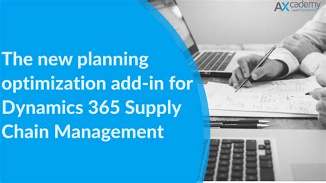 Introducing The New Planning Optimization Add In For Dynamics 365 Supply Chain Management