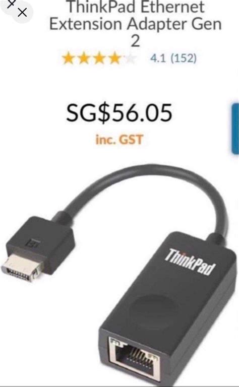 Thinkpad Ethernet Extension Adapter Gen 2 Computers And Tech Parts