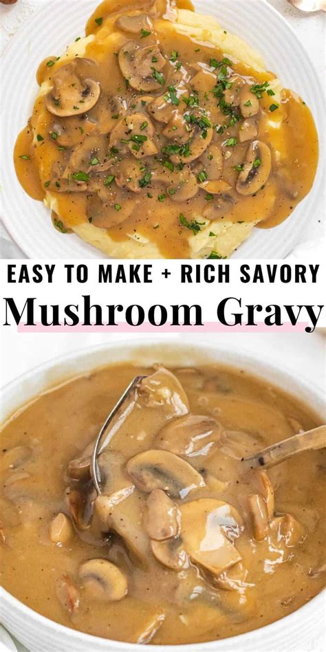 Savory Mushroom Gravy To Elevate Your Meals