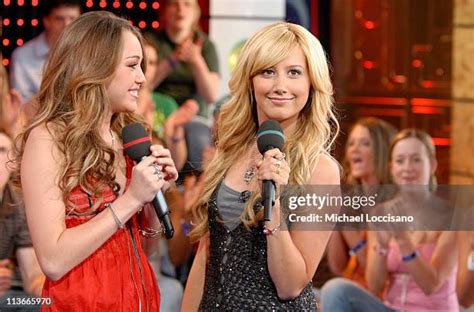 327 Ashley Tisdale Miley Cyrus Photos And High Res Pictures Getty Images