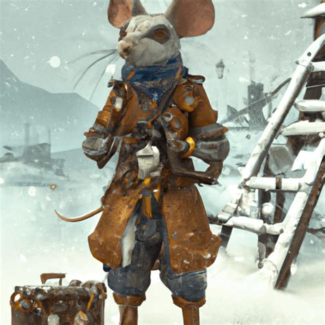 Mouse Adventurer In A Winter Wonderland Creative Fabrica