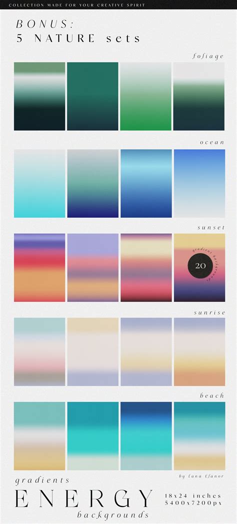 Energy Gradients And Infographic Design Cuts