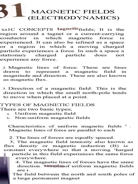 magnetic fields pdf magnetic field acceleration