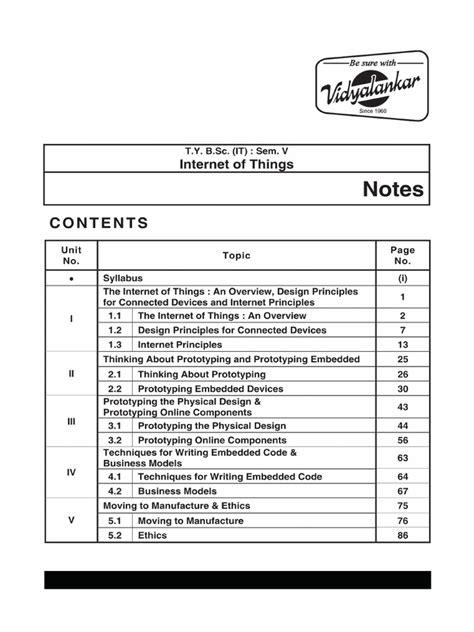 Iot Notes Pdf