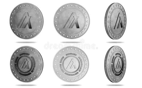 Algorand Algo Cryptocurrency Symbol Golden Coin D Illustration Editorial Stock Image