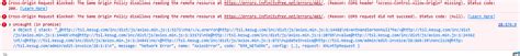 Cross Origin Request Blocked The Same Origin Policy Disallows Reading