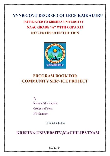 Csp Program Book Model Of Csp In Survey Of Iii Bcom Students Projecr Of