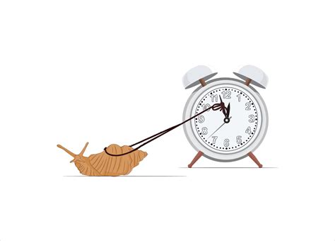 Stop Time Concept Stoping The Time In Vector Illustration Trying To Stop A Time Clock Stop By