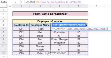 How To VLOOKUP Between Two Google Sheets Ideal Examples