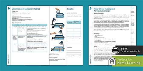 Water Waves Investigation Science Home Learning Beyond