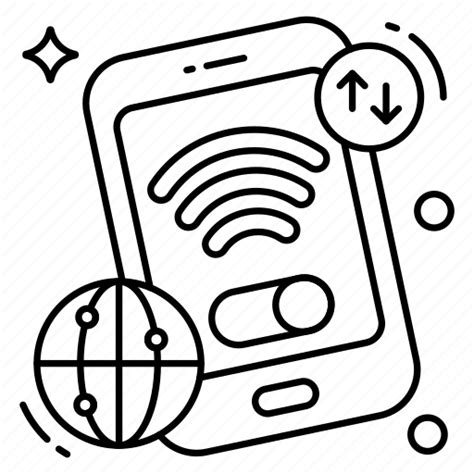 Mobile Wifi Mobile Internet Wireless Network Broadband Connection Smartphone Wifi Icon