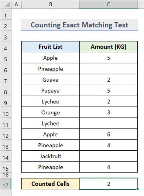 How To Count Cells With Specific Text In Excel 5 Easy Ways Excel Cell Counting