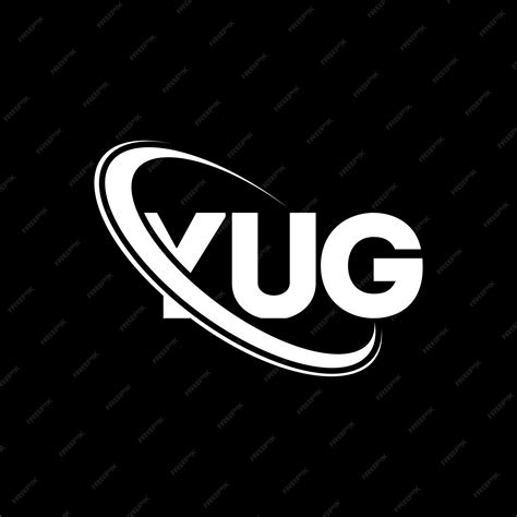 Premium Vector Yug Logo Yug Letter Yug Letter Logo Design Initials Yug Logo Linked With Circle