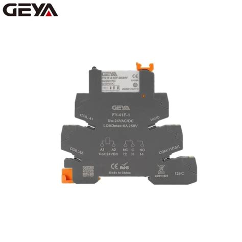Industrial Optocoupler Geya V Timer Module Relay Channel Fy F Mm Slim Socket
