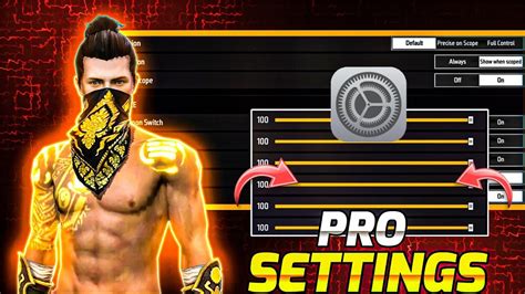 FREE FIRE ( PRO SETTINGS ) 2023 || BEST SETTINGS IN FREE FIRE || FF SETTINGS - YouTube