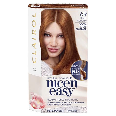Light Auburn Hair Color Chart
