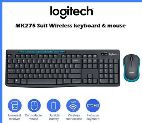 Logitech Mk 275 Wireless Keyboard And Mouse Computers And Tech Parts