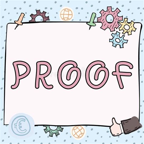Inspiration Showing Sign Proof Word Written On Evidence Or Argument