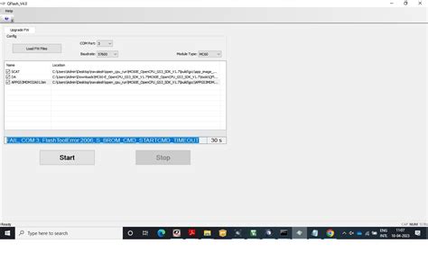 Hello Everyone I Have One Issue When I Have Upload A Bin File To MC Using Qflash So