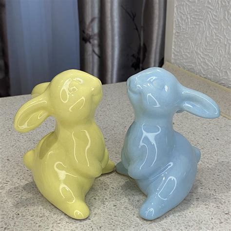 Статуетки «зайчики пара — цена 160 грн в каталоге Статуэтки Купить товары для дома и быта по
