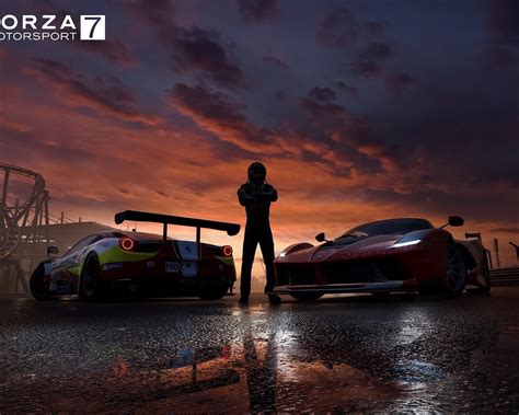 배경 화면 포르자 모터스포츠 7 초차 황혼 3840x2160 Uhd 4k 그림 이미지