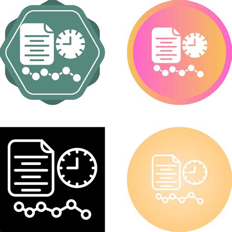 Time Series Analysis Vector Icon 40773032 Vector Art At Vecteezy