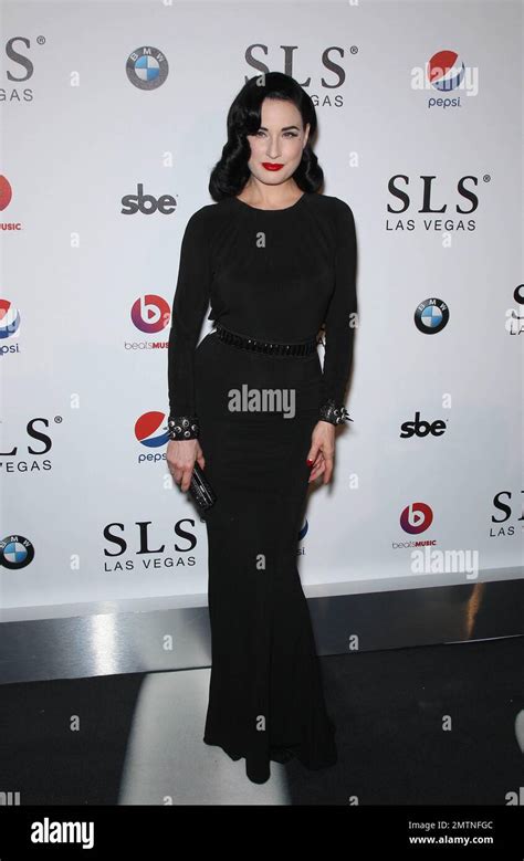 Dita Von Teese At The Sls Las Vegas Grand Opening Celebration In Las