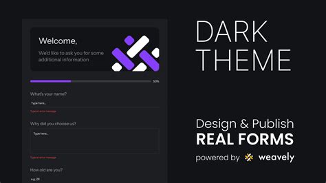 Form · Dark Theme Figma