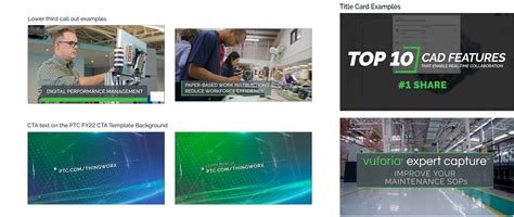On Screen Text Videos Applications Ptc Brand Guide