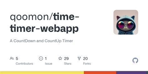 Github Qoomontime Timer Webapp A Countdown And Countup Timer