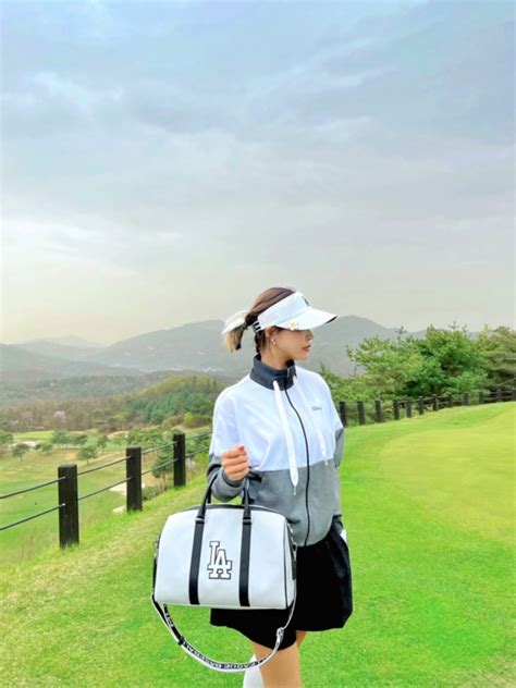 자외선차단모자 골프썬캡 Mlb 엠엘비 썬캡 착용하고 골프라운딩 골프 여행룩 추천 네이버 블로그
