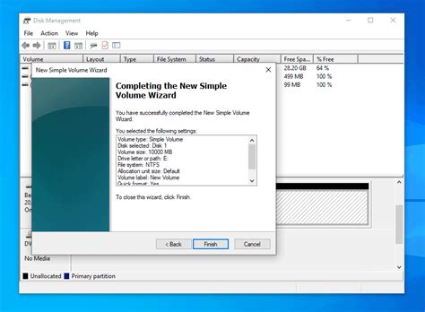 Create And Format A Hard Disk Partition In Windows 10